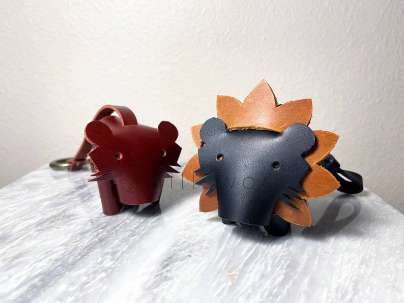 Handmade Leather Lion(male&female) Pattern-pdf File-leather Craft Pdf ...