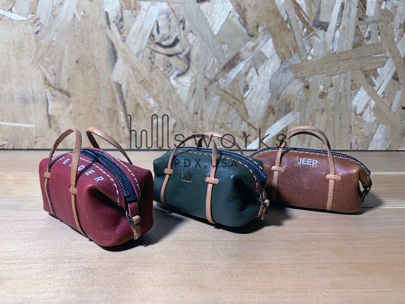 Handmade Leather Miniature Boston Bag /mini Boston Bag Pattern-pdf File ...
