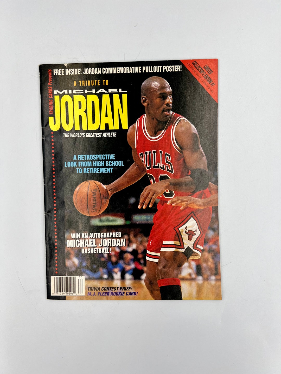1993 Trading Card Magazine Tribute to Michael Jordan - Etsy