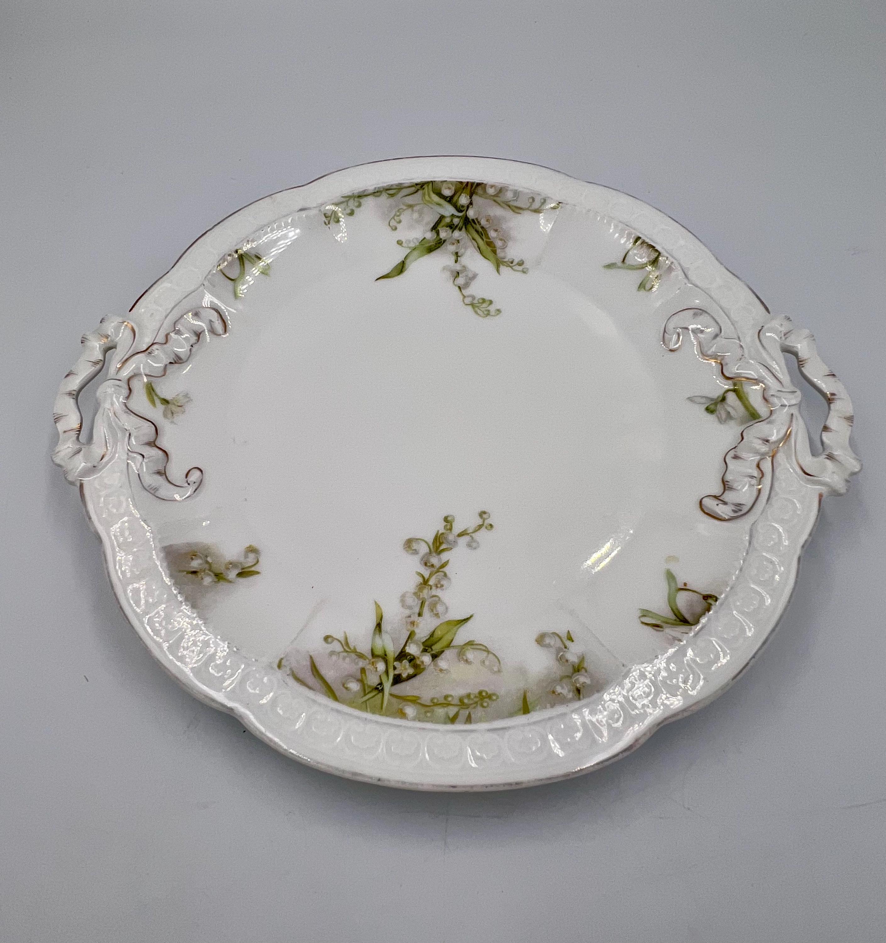 Antique RC Carmen Bavaria Porcelain Handled Cake/serving Plate - Etsy