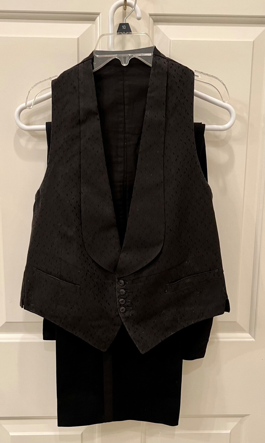 Rare Authentic Victorian Era Wedding Tuxedo Pants and Vest - Etsy