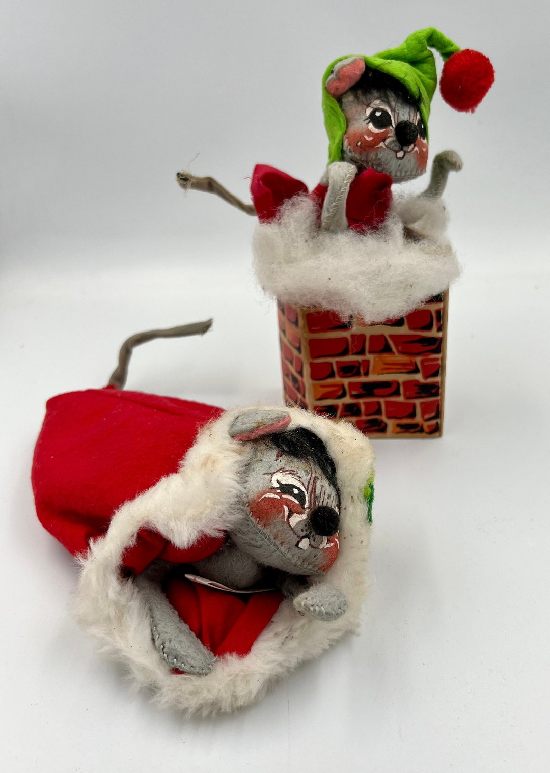 Rare Vintage Annalee Christmas Mice From 1965 - Etsy