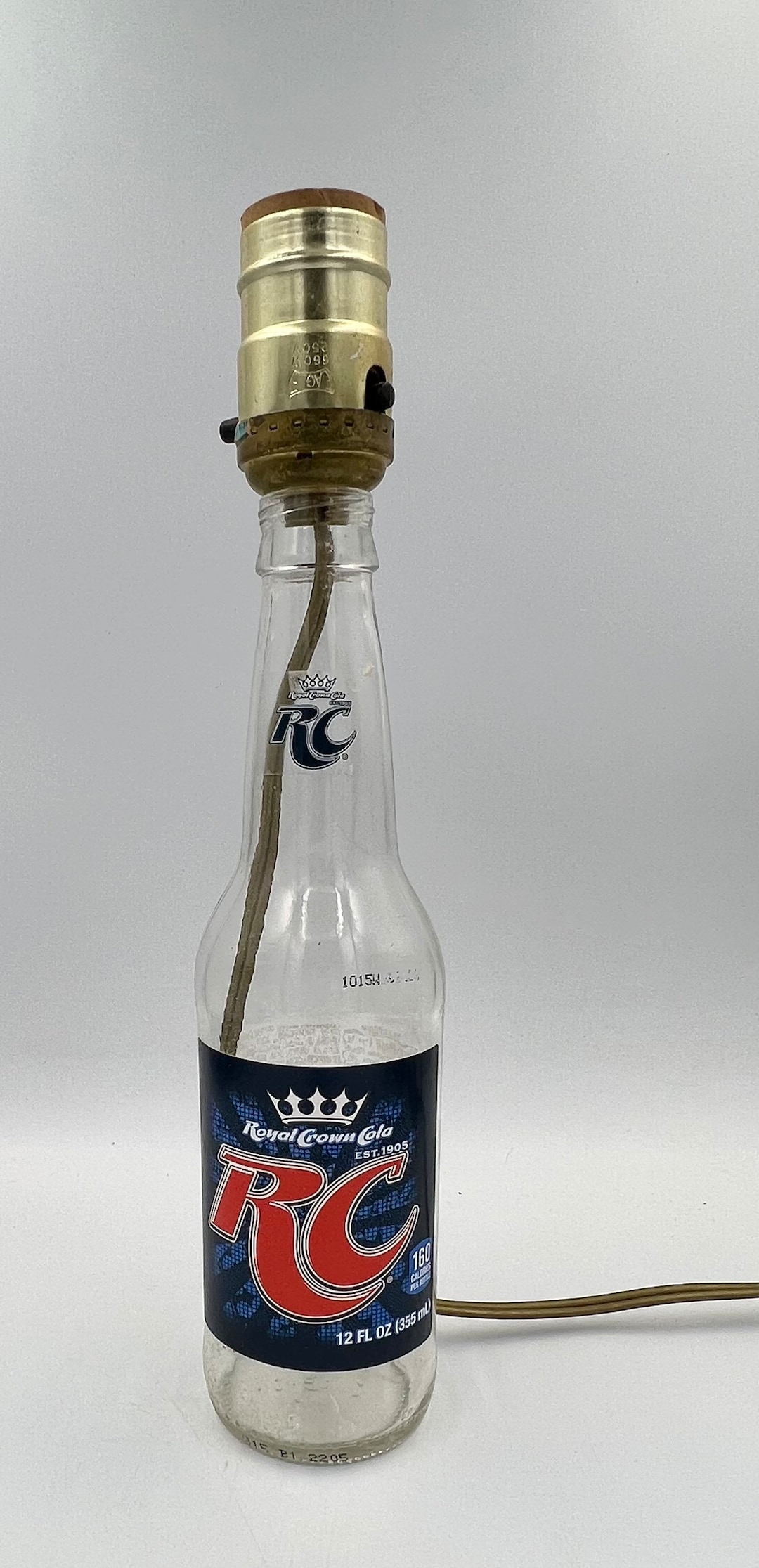 Vintage Hand Made RC Cola Bottle Lamp - Etsy