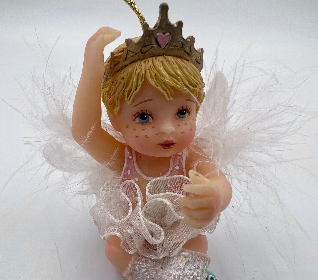 Vintage Ashton Drake Angel Toes “crowning Touch “ Ornament - Etsy