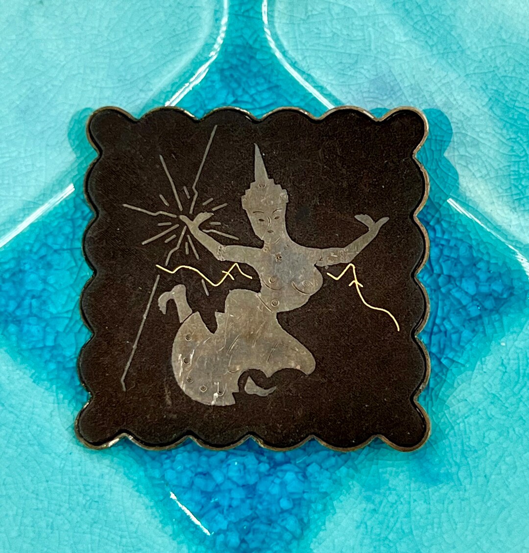 Vintage Siam Dancer Brooch - Etsy