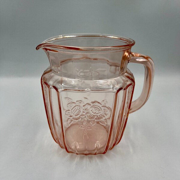 Pink Rose Pitcher - Etsy