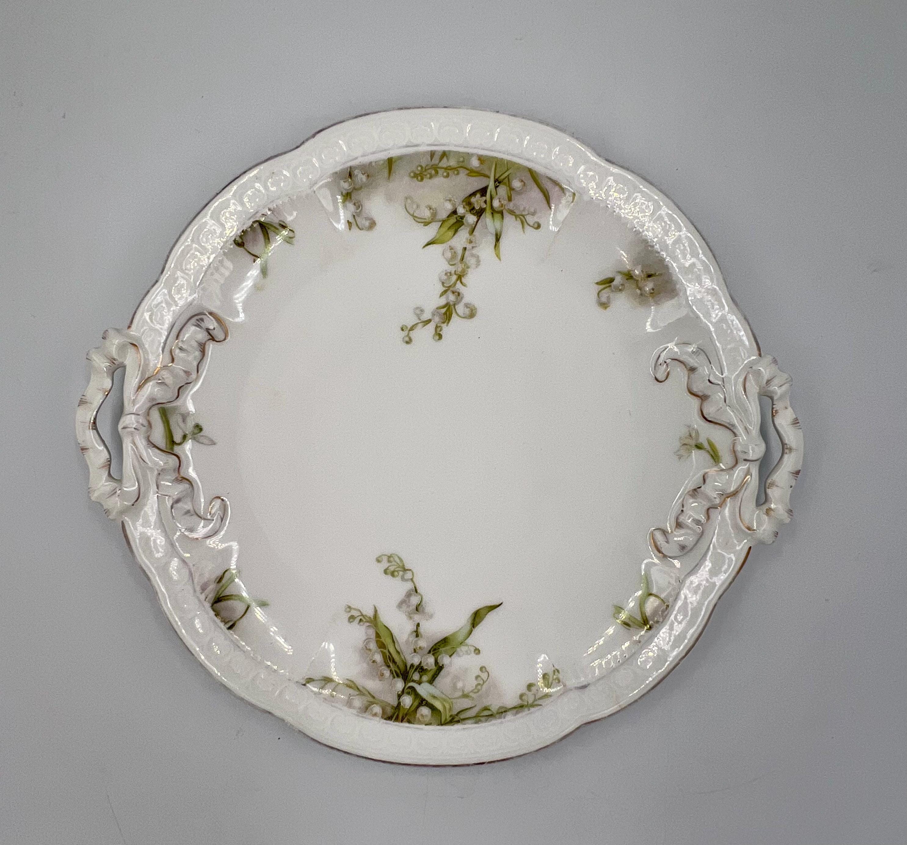 Antique RC Carmen Bavaria Porcelain Handled Cake/serving Plate - Etsy