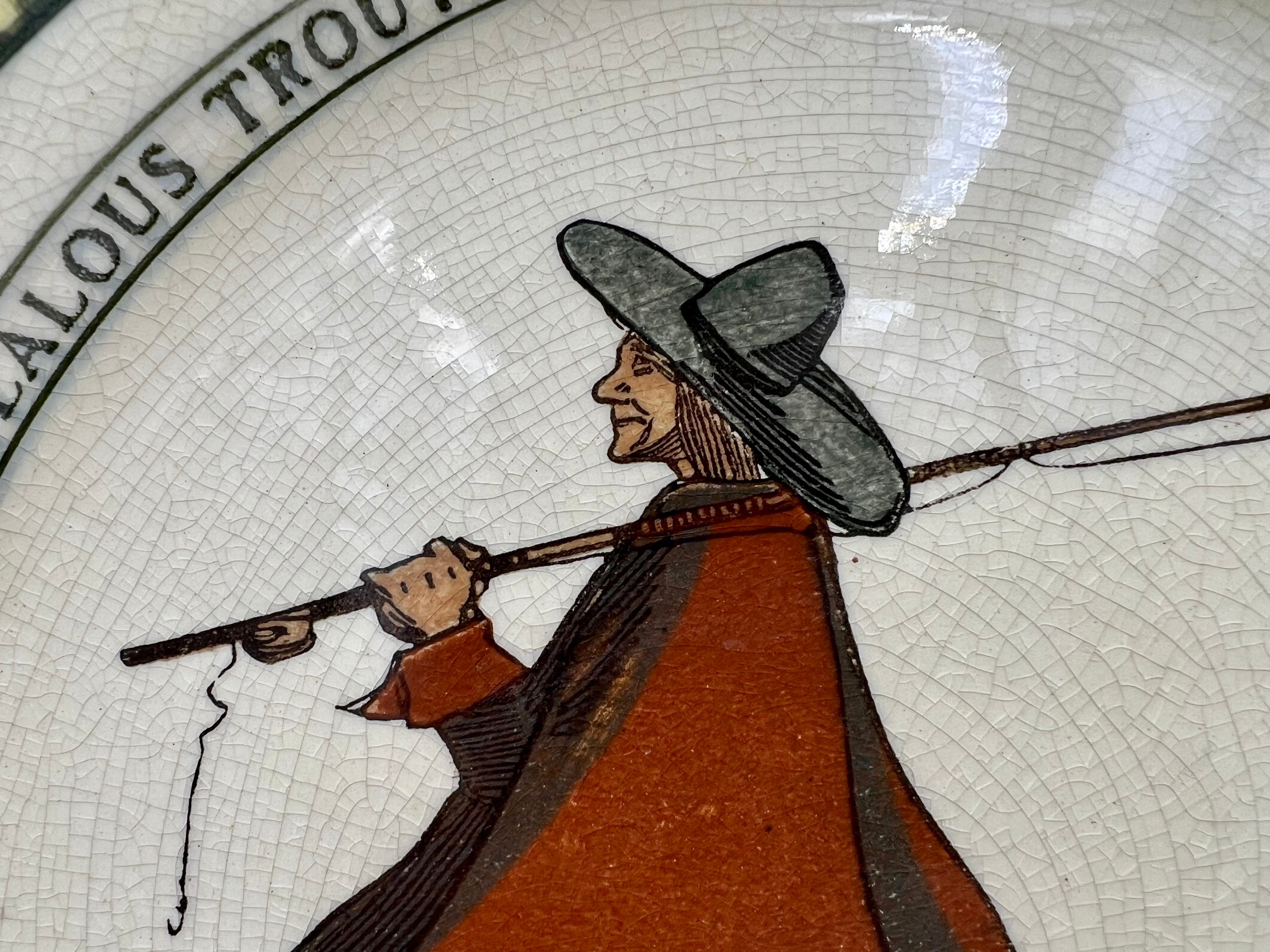Rare Early Isaac Walton Ware Royal Doulton Plate D2312 Circa 1908 - Etsy