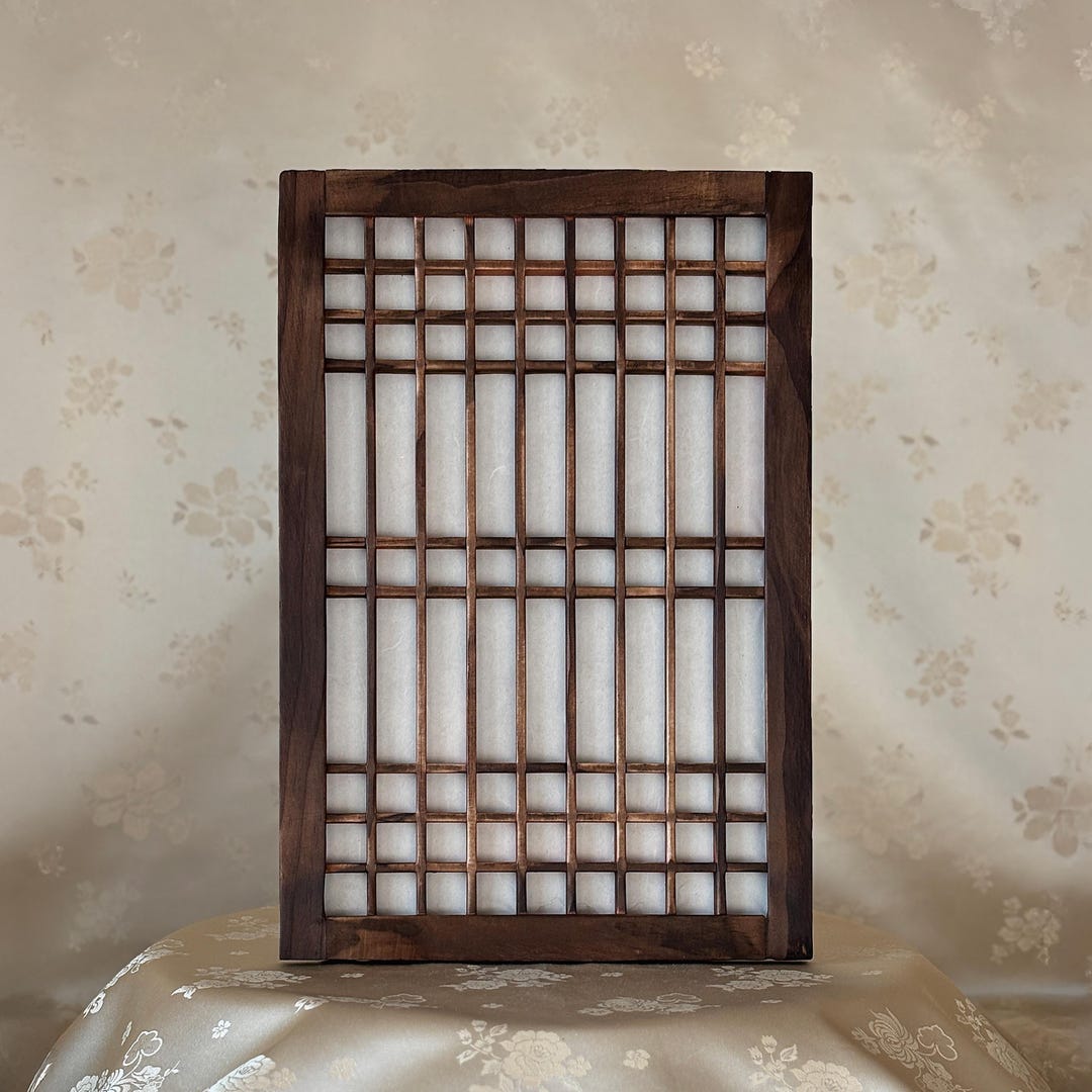 Korean Handmade Wooden Lattice Frame With Hanji Paper - Etsy