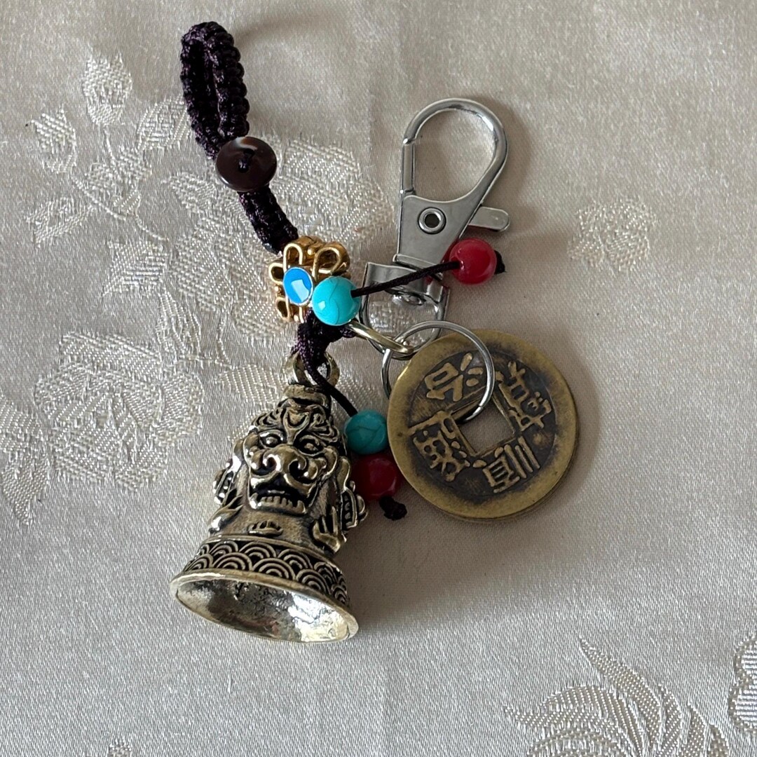 Korean Traditional Keychain Lucky Amulet Bell - Etsy