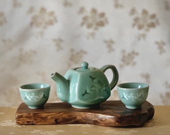 Korean Traditional Tea Set - Etsy