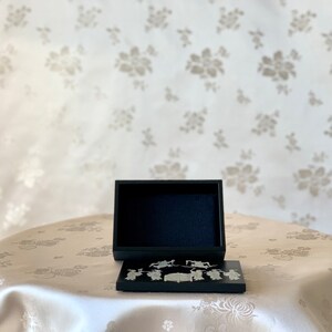 Korean Traditional Mother of Pearl Handmade Business Card Box With ...