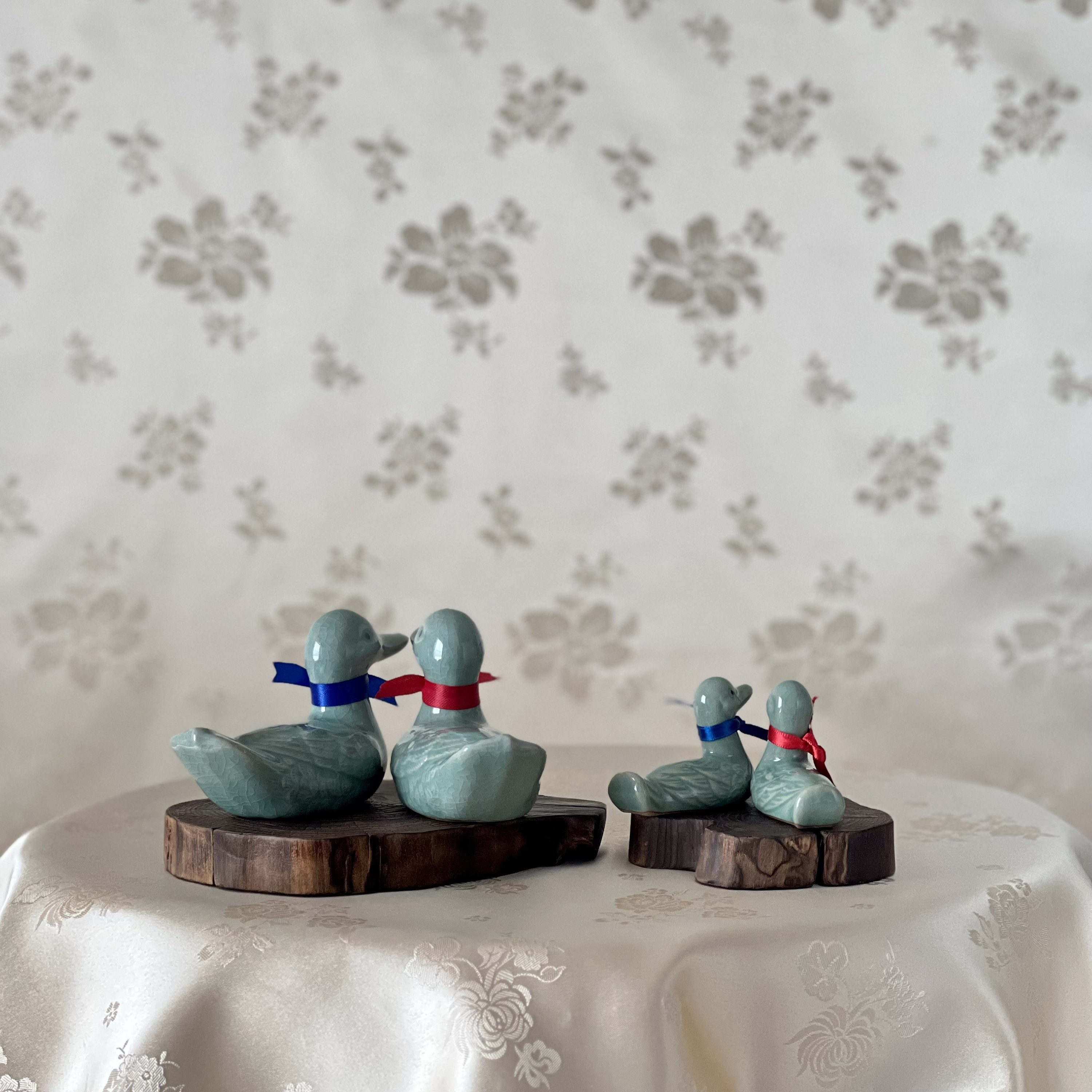 Korean Celadon Mandarin Duck (won-ang) Pair: Traditional Symbol of Love ...
