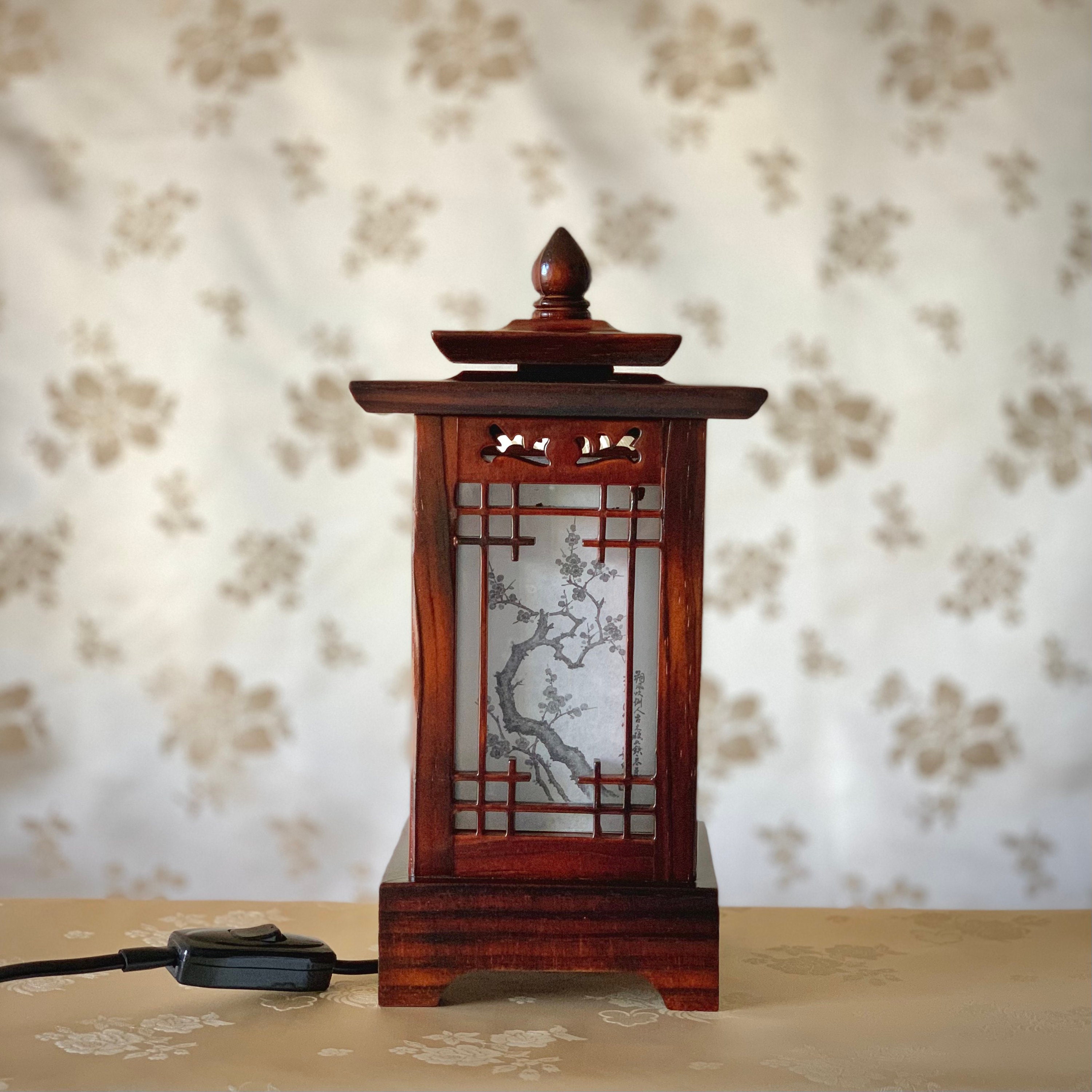 Handmade Korean Traditional Pavilion Shape Wooden Accent Table - Etsy UK