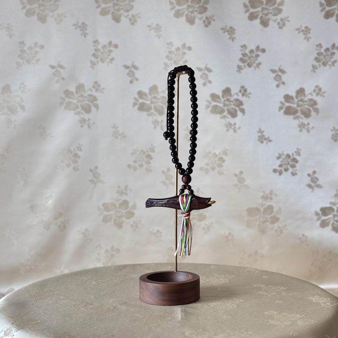Korean Car Hanging Amulet: Wooden Bugeo (dried Pollock) for Safe ...