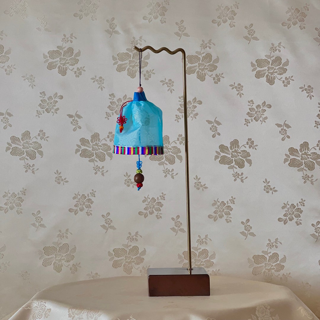 Beautiful Korean Traditional Handmade Copper Bell Decorated by Silk (비단 ...