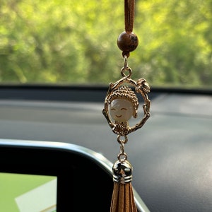 Korean Traditional Buddhist Car Hanging Amulet With Buddha Head for ...