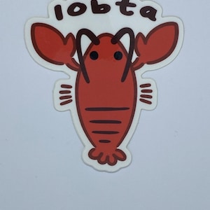 Silly Sea Creatures - Shrimp Sticker - Isopod Sticker - Lobster Sticker ...