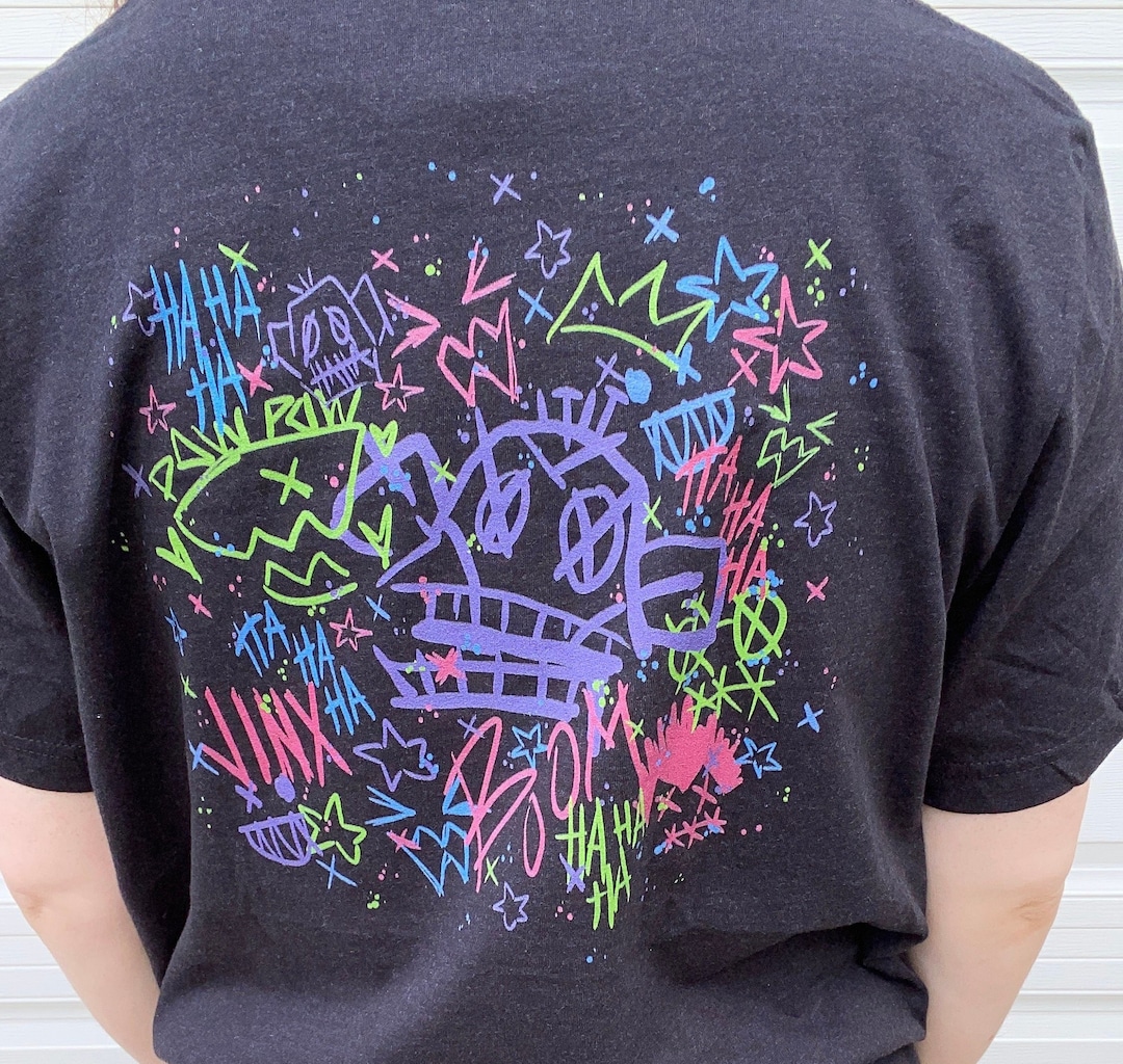 Jinx Graffiti Arcane League of Legends Shirt Jinx Vi Arcane Shirt Jinx ...