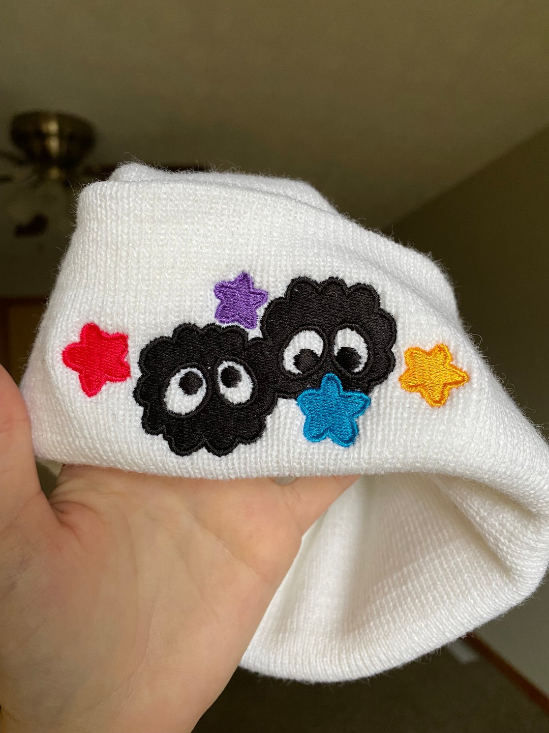 Dust Spirit Beanie Anime Dust Spirit Beanie Kawaii Anime - Etsy