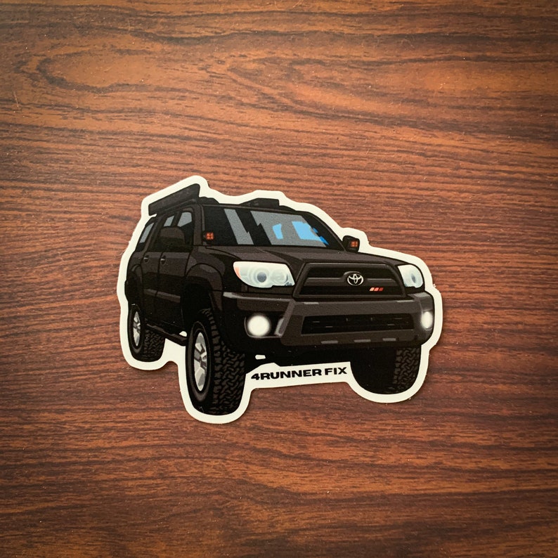 Toyota 4th Gen 4runner Vinyl Sticker / Slap / Decal Offroad | Etsy