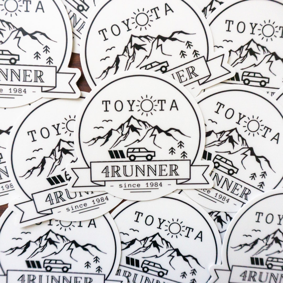 Toyota 4runner Retro 1984 Vinyl Sticker / Slap / Decal - Offroad ...