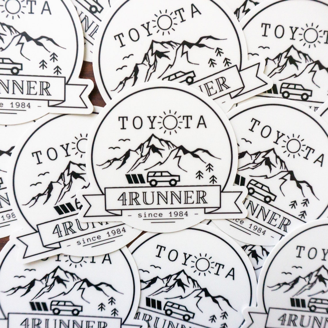 Toyota 4runner Retro 1984 Vinyl Sticker / Slap / Decal | Etsy