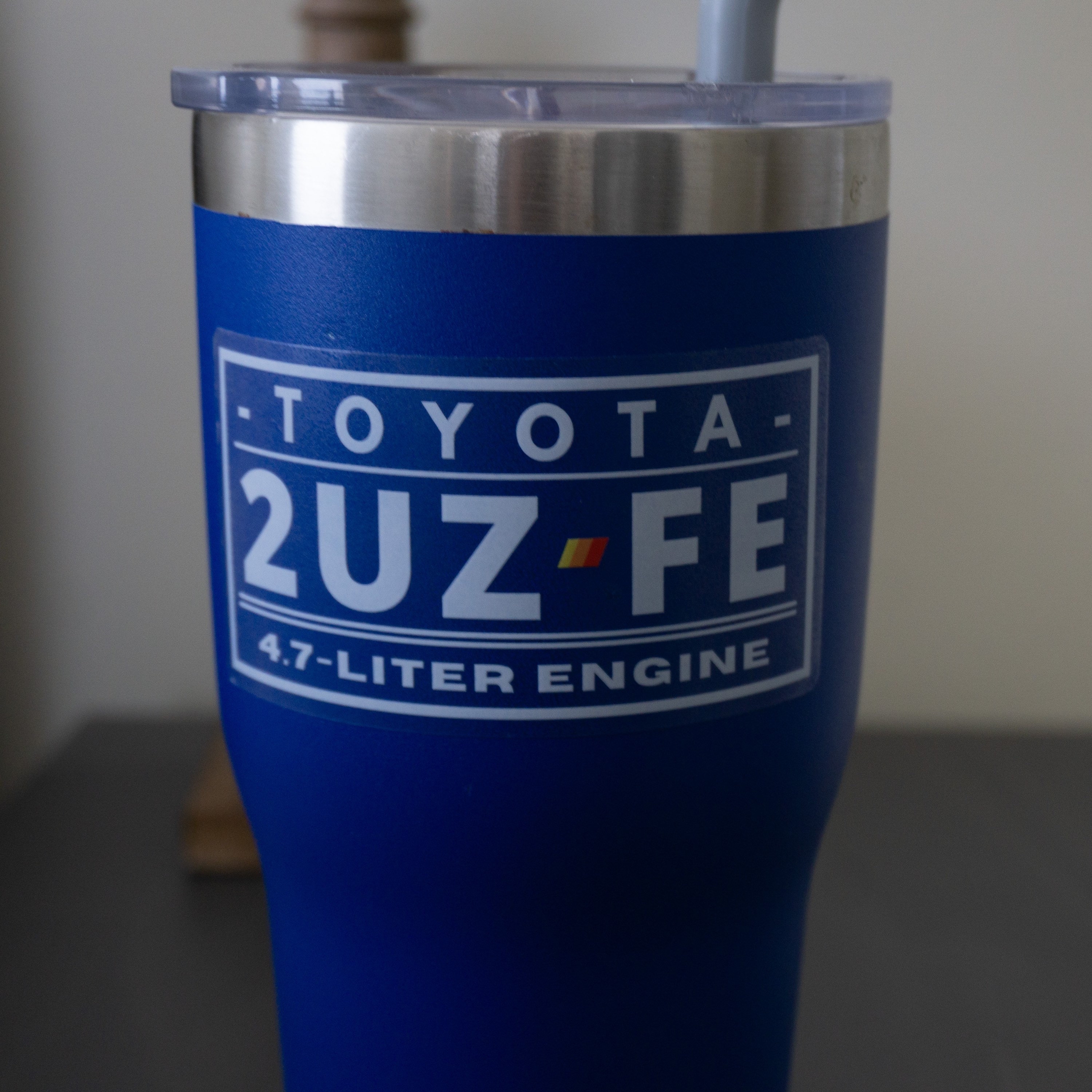 Toyota 2UZ-FE 4.7 Liter V8 Engine Clear Vinyl Sticker/ Decal - 4runner ...