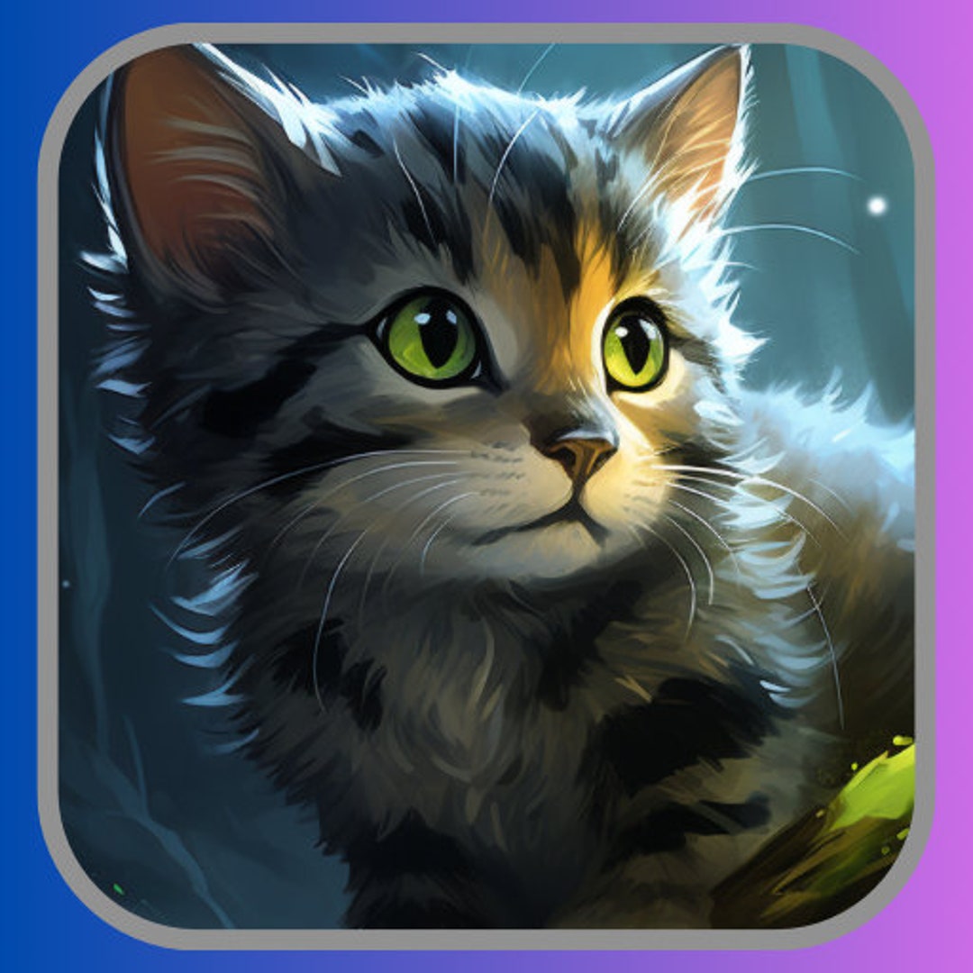 Rain Forest Cat Poster - Etsy