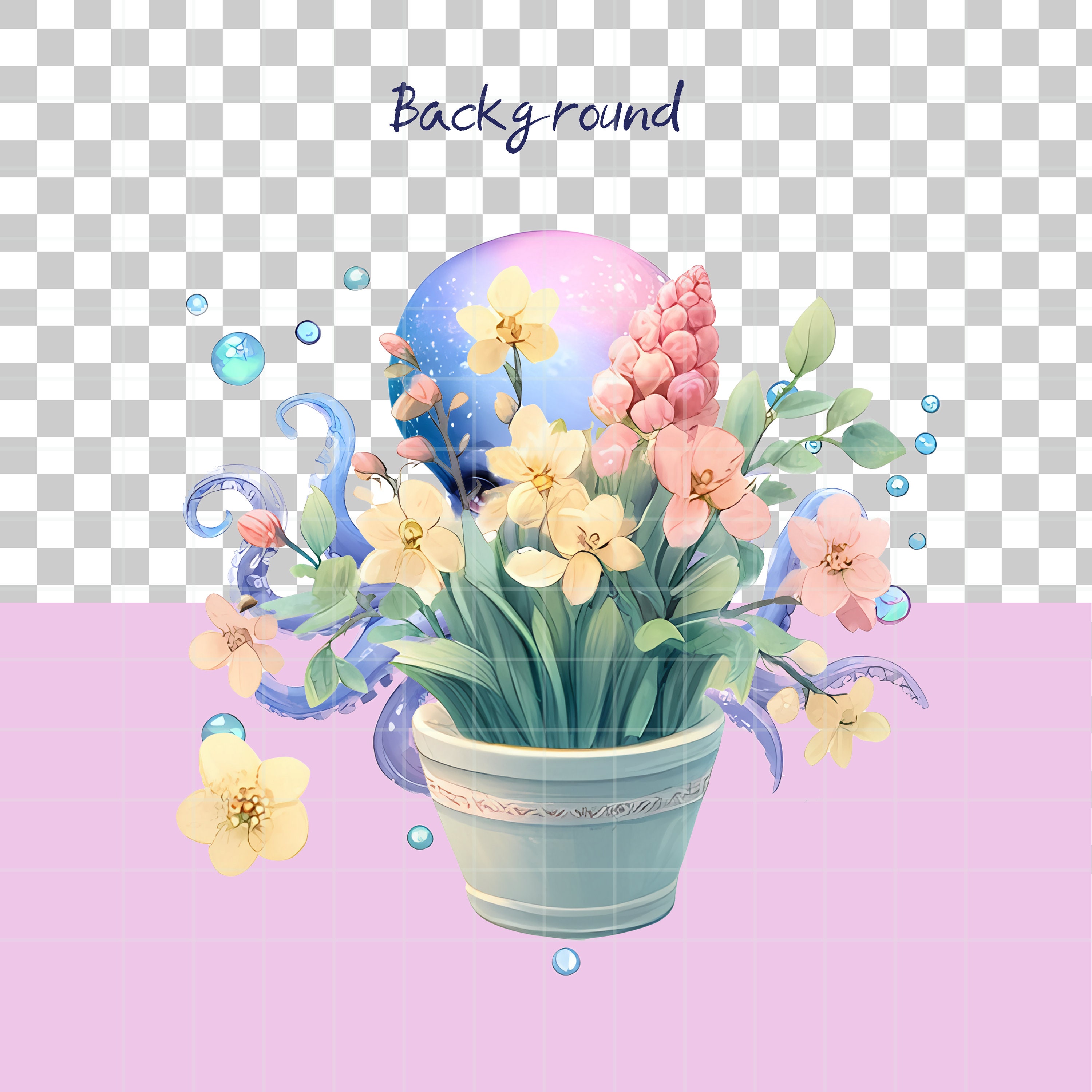 Spring Day Watercolor Clipart Digital File / Set of 84 / Spring Day PNG ...