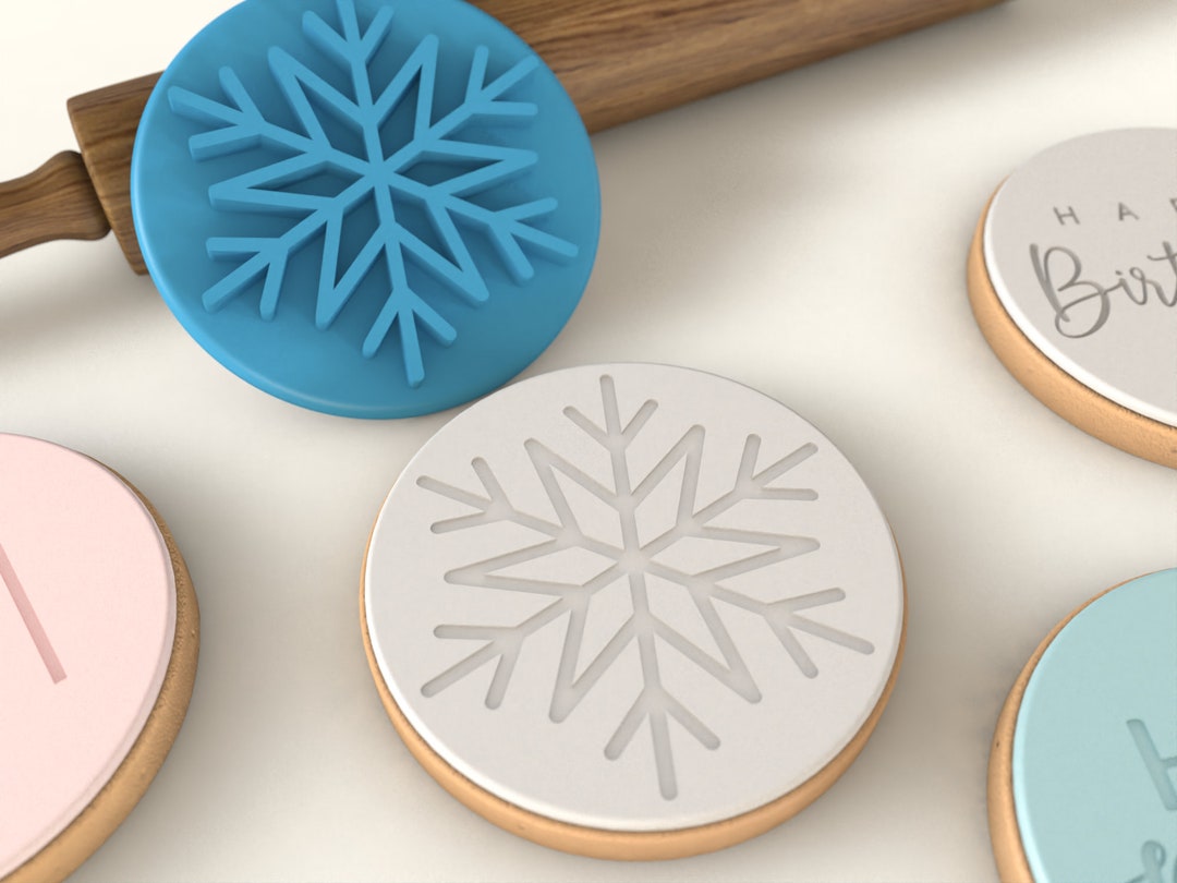 Snowflake Cookie Stamp - Etsy