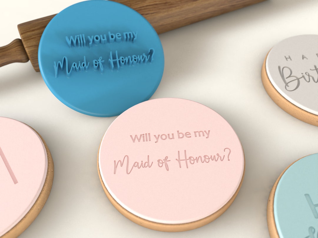 Will You Be My Maid of Honour - Cookie Stamp - Etsy