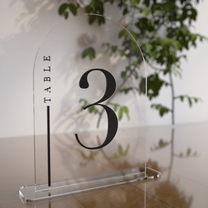 Personalised 3D Table Numbers | Engagement | Laser Cut Acrylic - Etsy ...