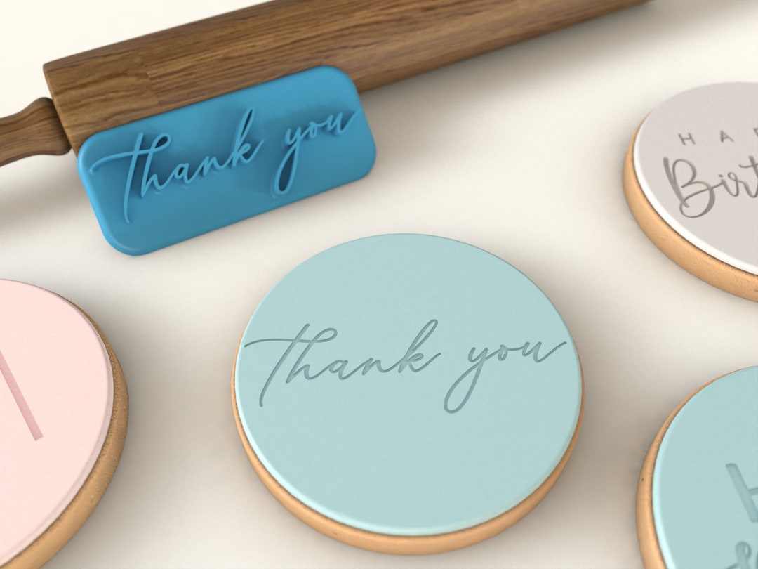 Thank You Cookie Stamp - Etsy