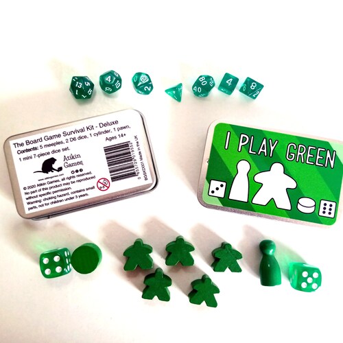 I Play Green the Board Game Survival Kit Always Play Board - Etsy