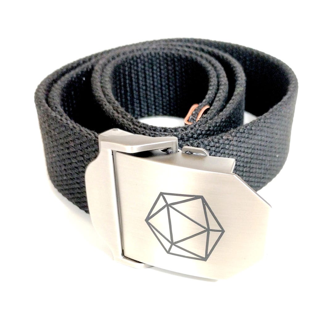 D20 Gamer Belt: Canvas Board Game Belt - Etsy