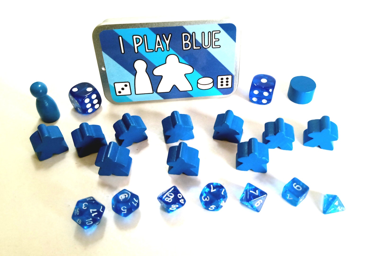 I Play Blue the Board Game Survival Kit Always Play Board | Etsy UK