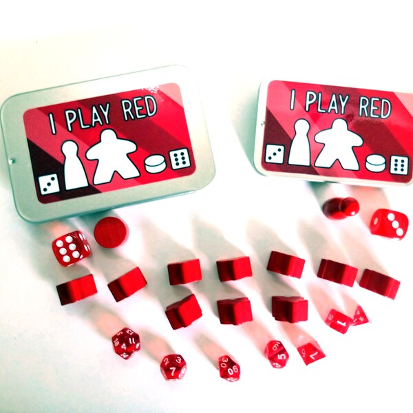 I Play Red Board Game - Etsy