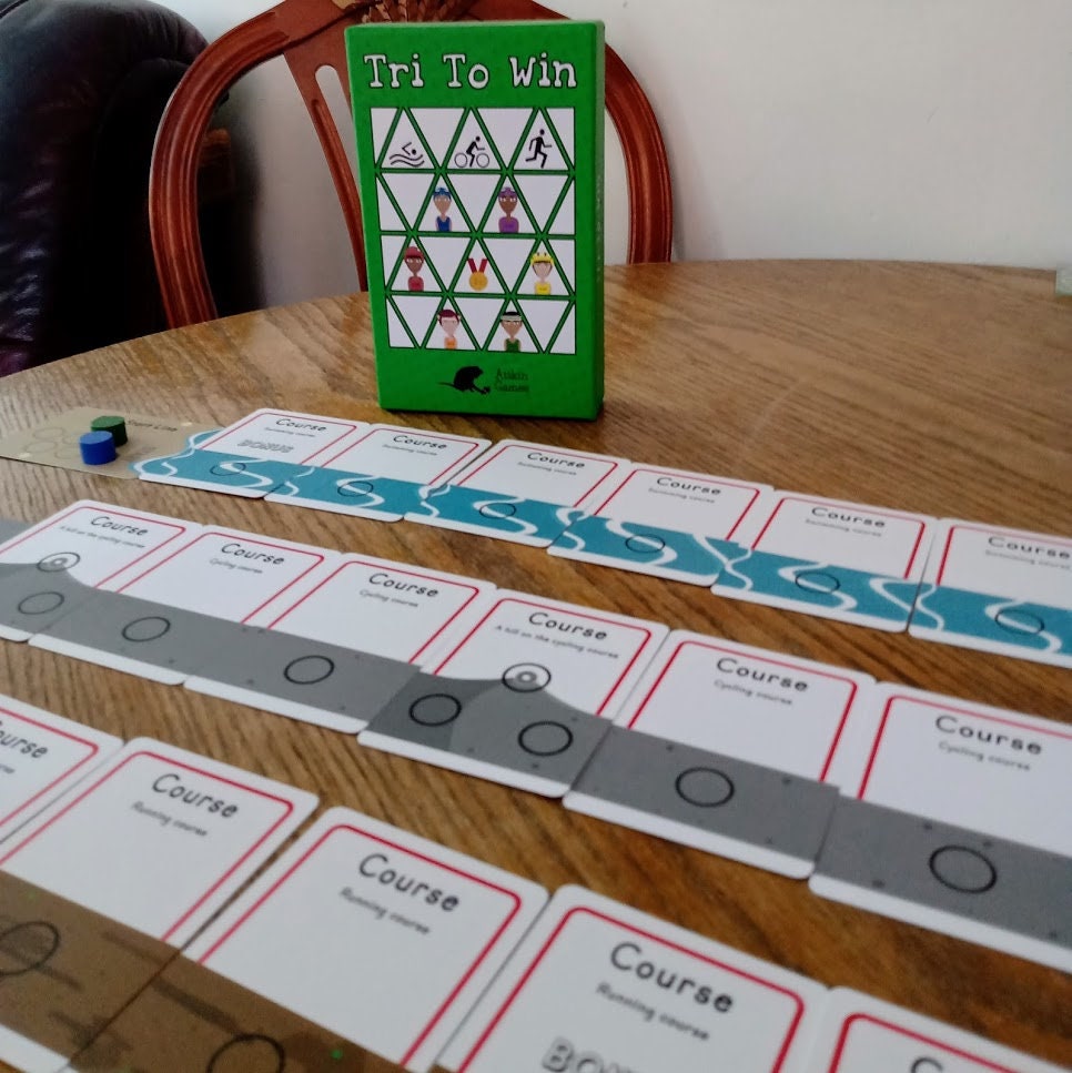 Tri to Win Card Game: Family Friendly Triathlon Theme - Etsy UK