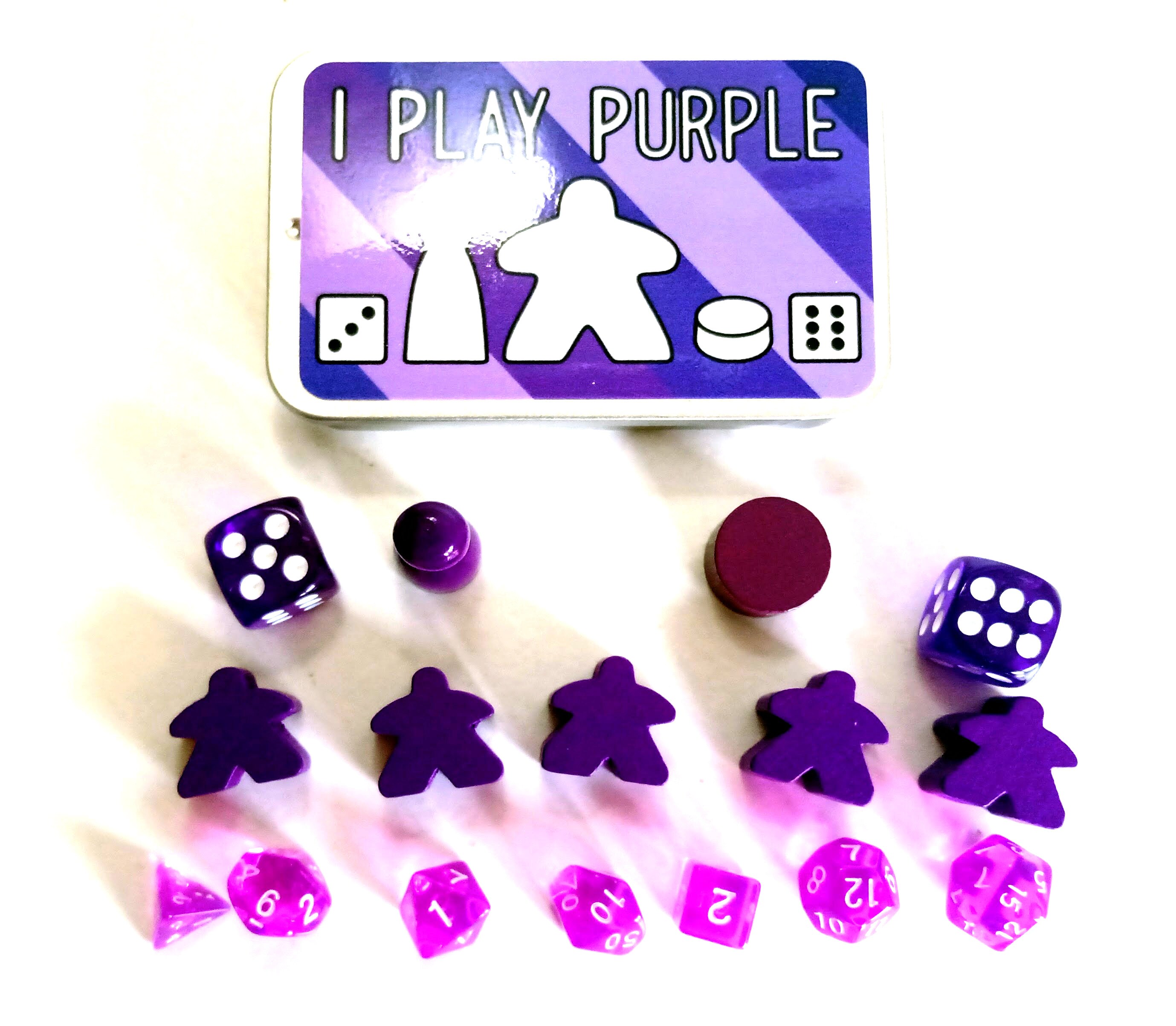 I Play Purple The Board Game Survival Kit Always Play | Etsy