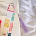 Trendy Bookmark, Preppy Bookmarks, Pink Bookmarks, Acrylic Bookmark ...