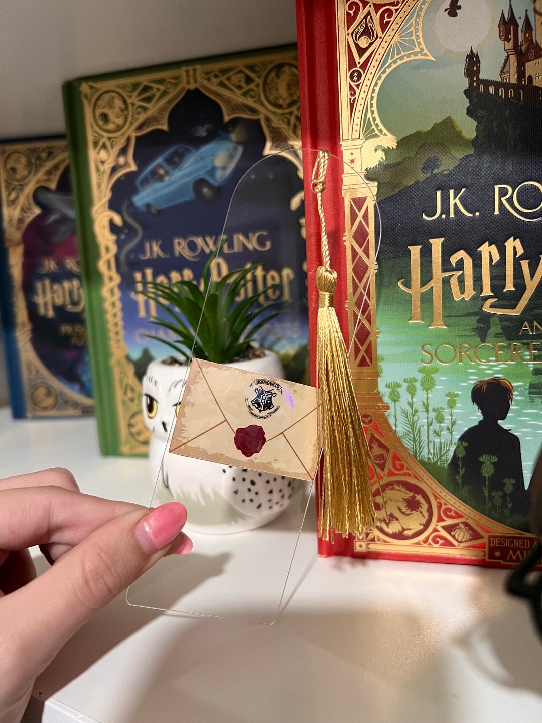 Hogwarts Bookmark, Acrylic Bookmark, Harry Potter Themed Bookmark ...
