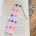 Trendy Bookmark, Preppy Bookmarks, Pink Bookmarks, Acrylic Bookmark ...