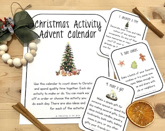 PRINTABLE Simply Christmas Weekly Advent Kit, Advent for Families ...