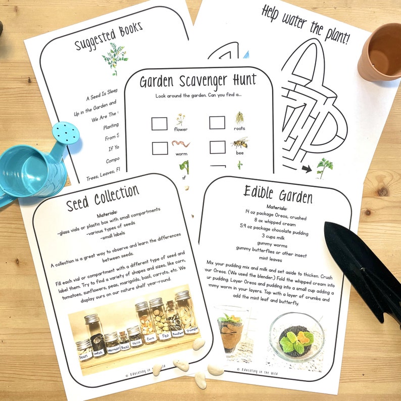 Garden Unit Study - Etsy