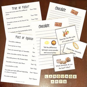 Chocolate Unit Study - Etsy