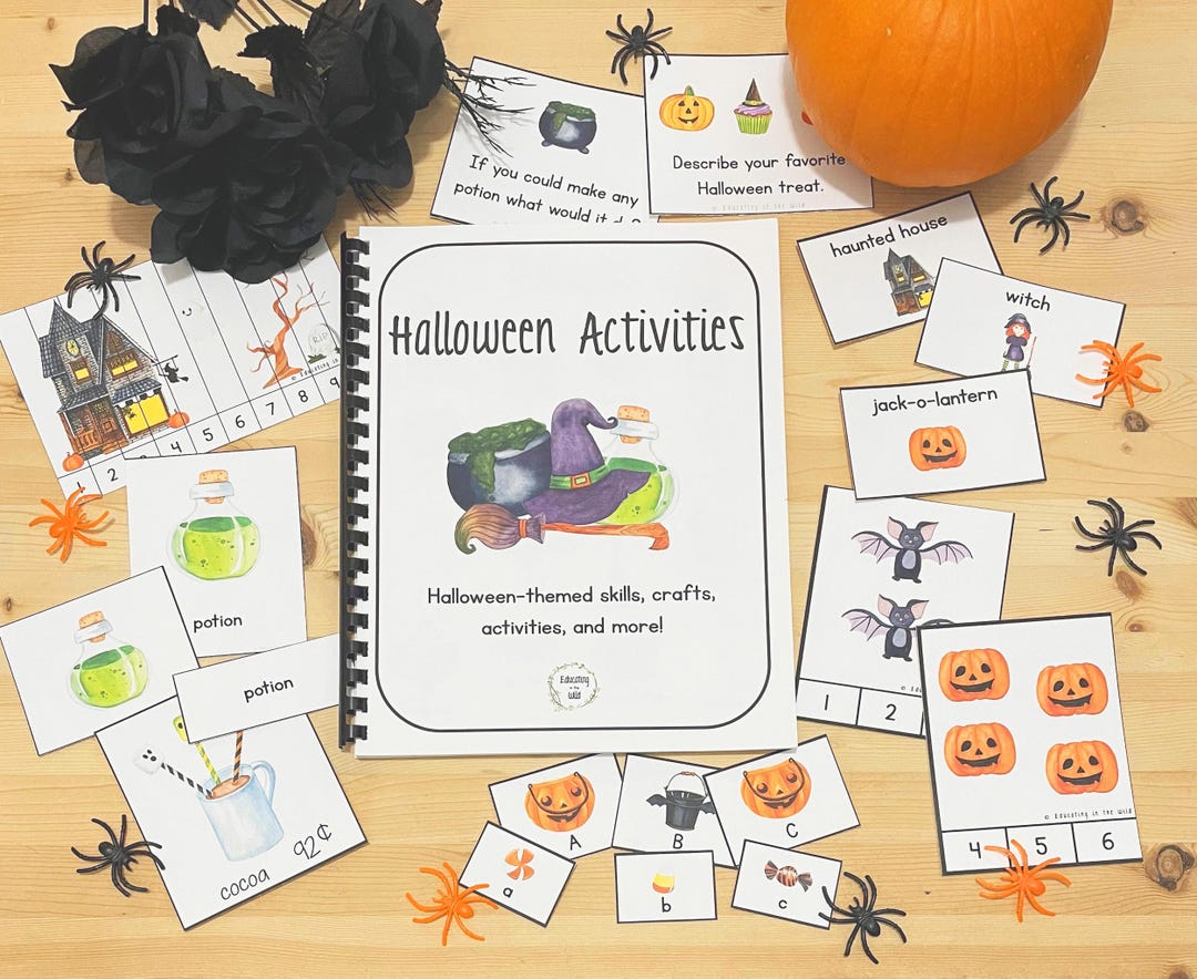 Halloween Unit Study and Activities - Etsy