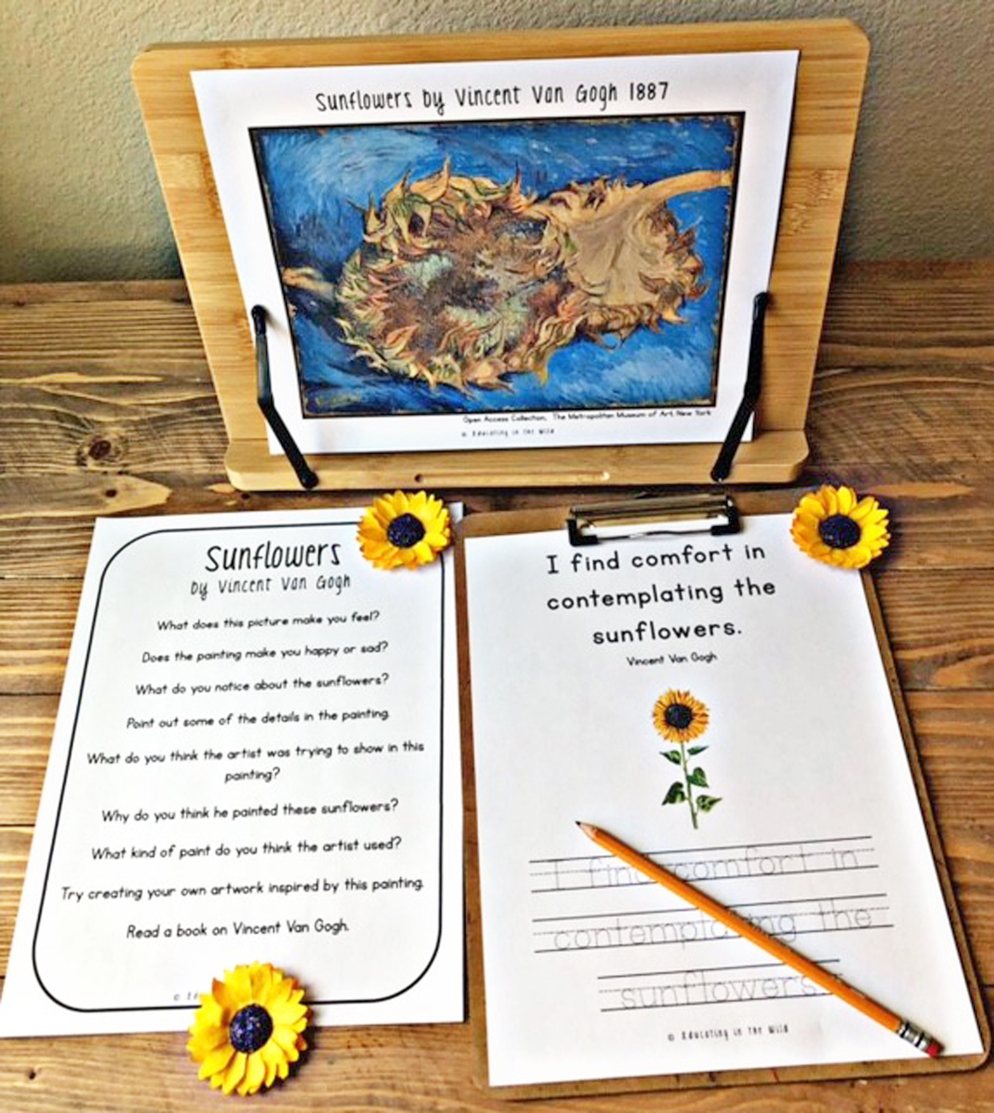 Sunflower Mini Unit Study - Etsy