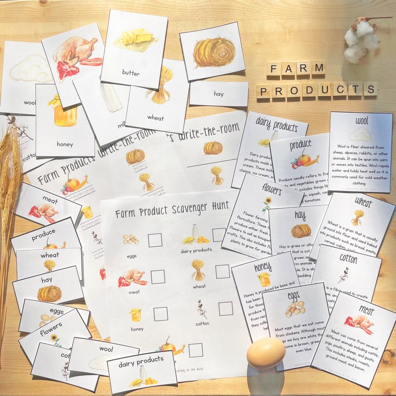 Farm Unit Study - Etsy