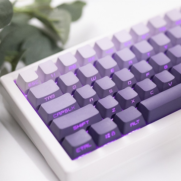Purple Gradient Keyboard - Etsy